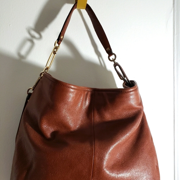 Coach | Bags | C857 Coach 27858 Madison Hobo Brown Leather Shoulder Bag ...